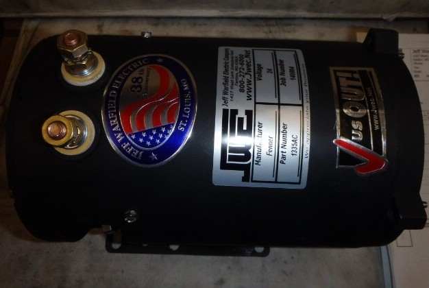 1335-AC Fenner Stone Pump Motor - Jeff Warfield Electric